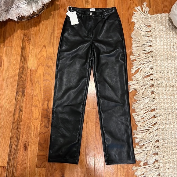 Aritzia | Pants & Jumpsuits | Aritzia Leather Pants | Poshmark